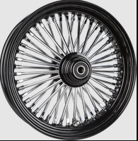 MeanCycles | 23 X 3.5 FRONT SINGLE DISC WHEEL FOR FLST / FXST / FXDWG & CUSTOM APPL - BLACK ...