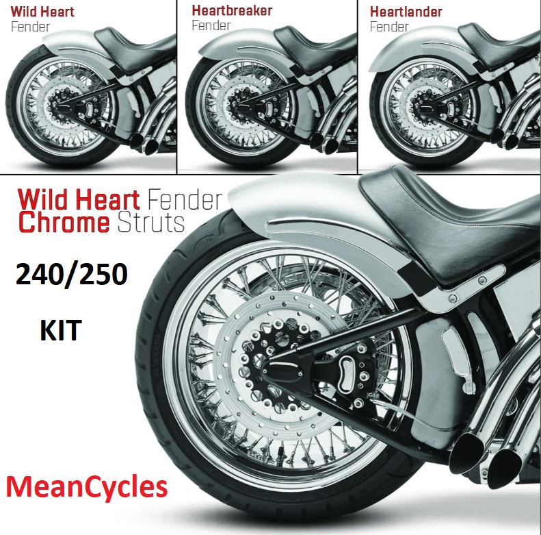 MeanCycles | 240/250 TWO-FIVE-O WIDE TIRE FENDER CONVERSION FOR 1991 TO ...