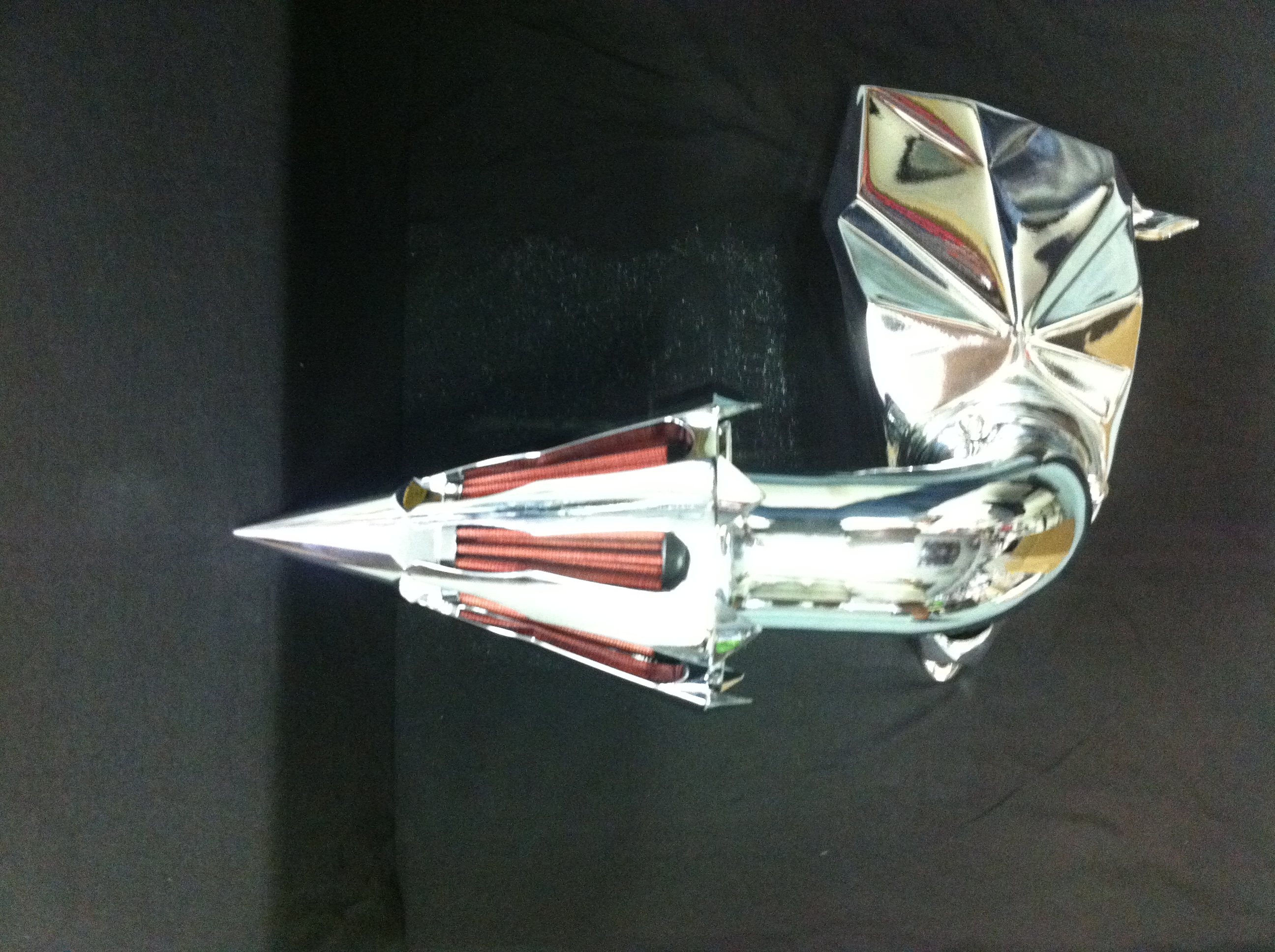 MeanCycles | .GLADIATOR CHROME LEFT SIDE FAKE INTAKE FOR HONDA FURY ...