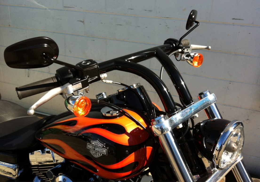 MeanCycles | 1.5" THICK ROLLER BAR WITH INTEGRATED RISERS - Part No ...